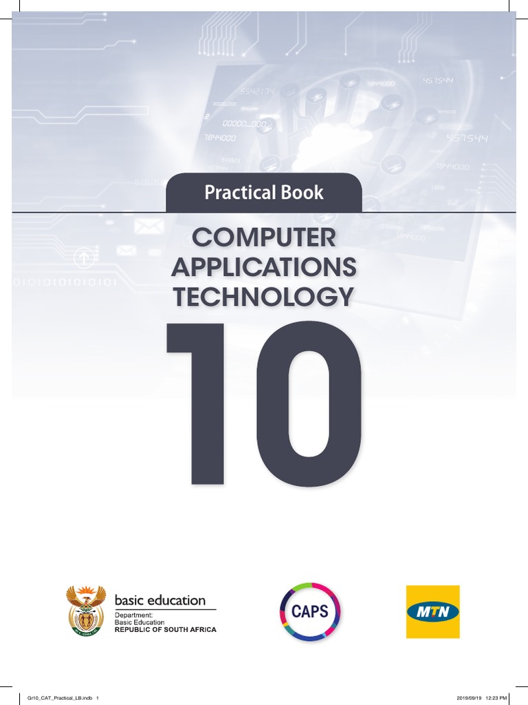 Gr10 Cat Practical LB Print 19-9-19 | PDF | Microsoft Word | Word Processor