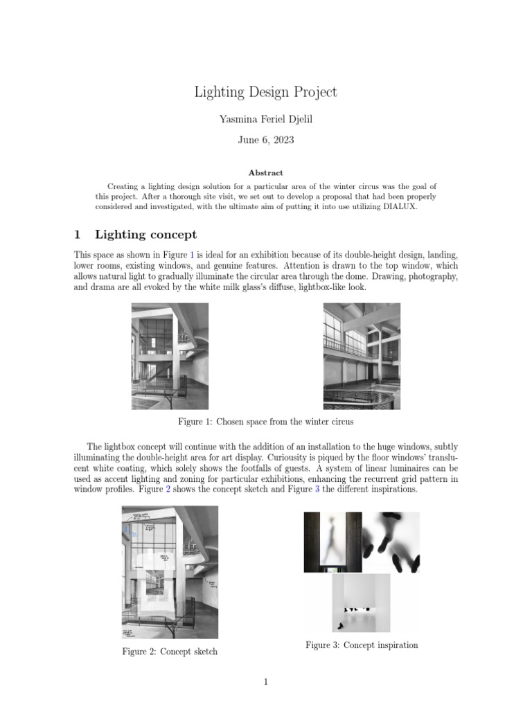 Winter Circus Lighting Design | PDF | Lighting | Optics