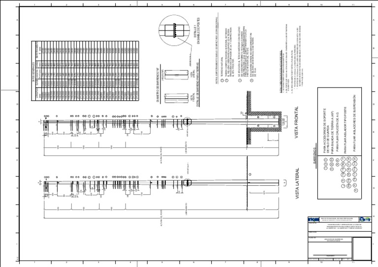 ESTRUCTURA DE POSTE PARA LINEA DE TRANSMISIÓN | PDF