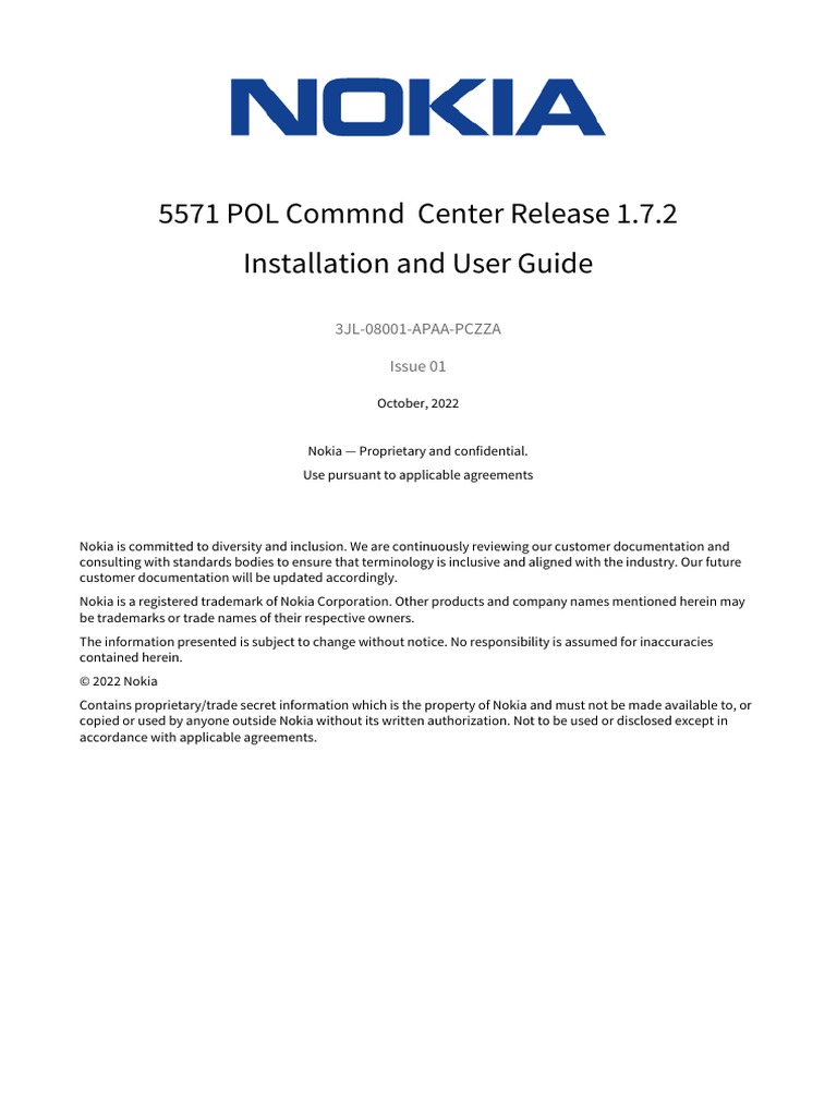 5571 PCC Release 1 - 7 - 2 Installation and User Guide (1) Top | Download Free PDF | Information ...