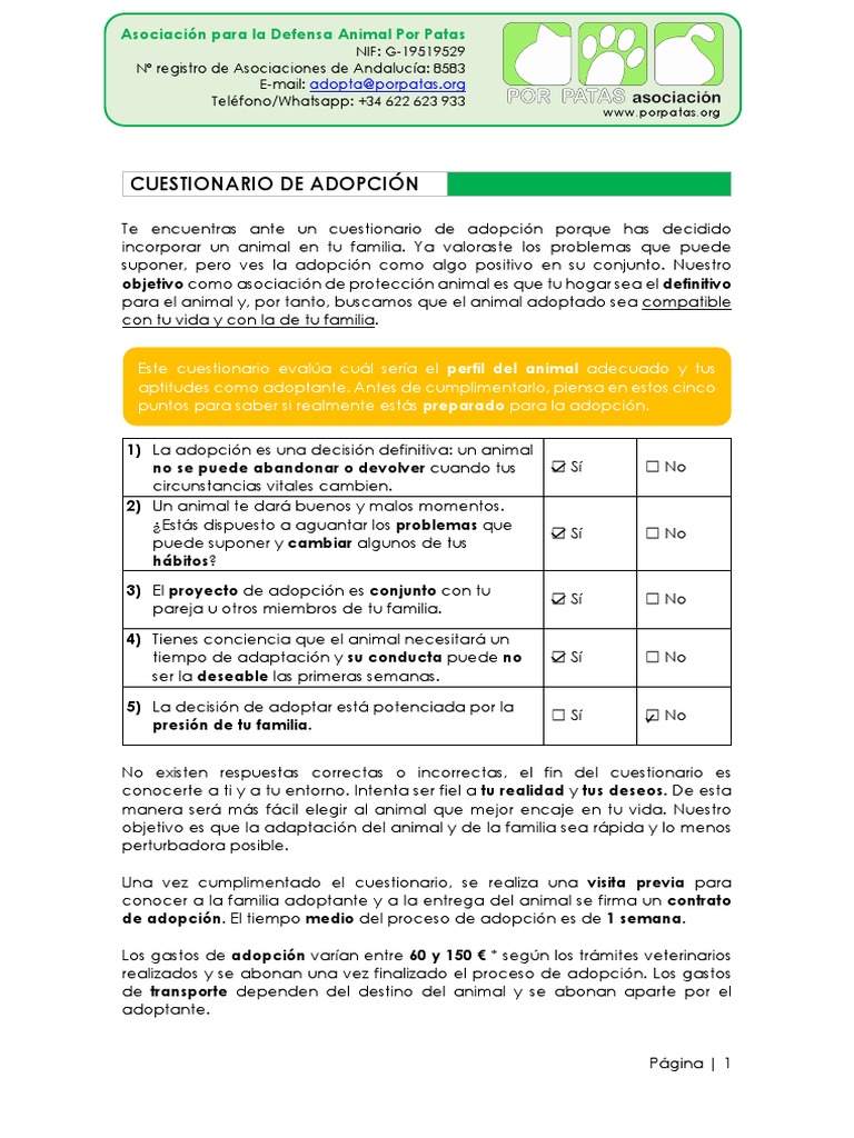 ADOPCIÓN | PDF