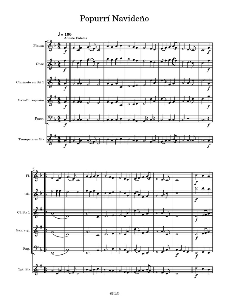 Popurrí Navideño | PDF