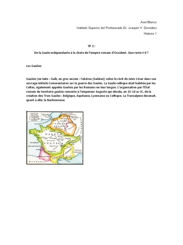 Les Gaulois | PDF | Gaule | Celtes