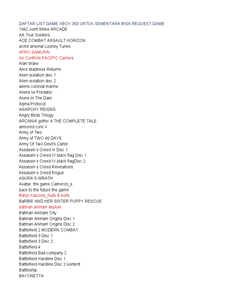 Game Xbox RGH by DroidPlayGames | PDF