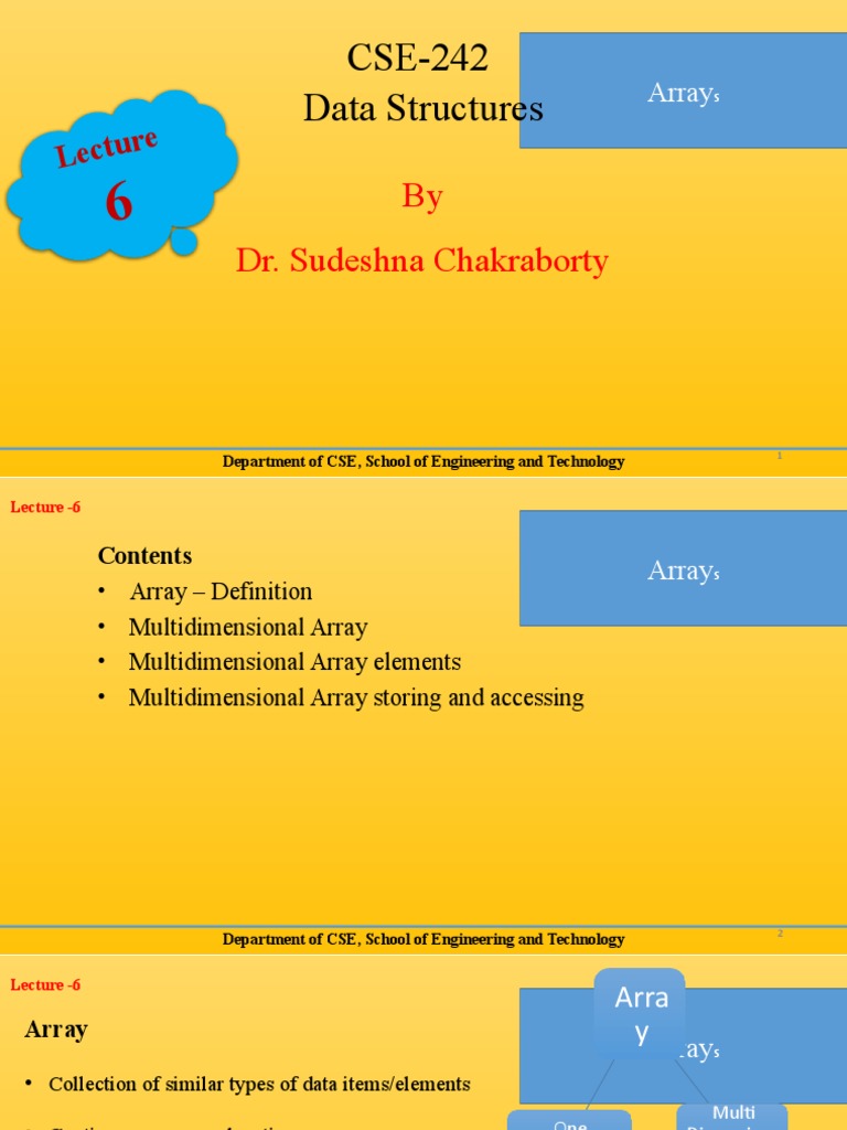 Lecture-6 Data Structures CSE242 | PDF | Computing | Information Retrieval