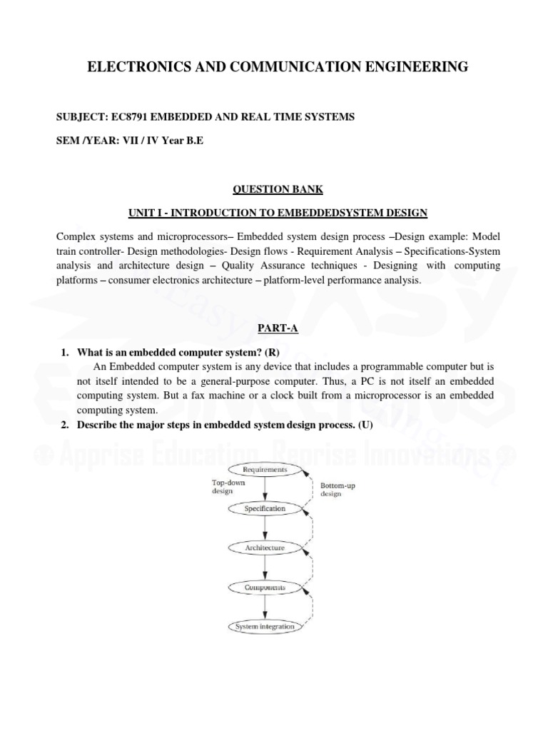 Embedded Systems Interview Questions | PDF | Scheduling (Computing ...