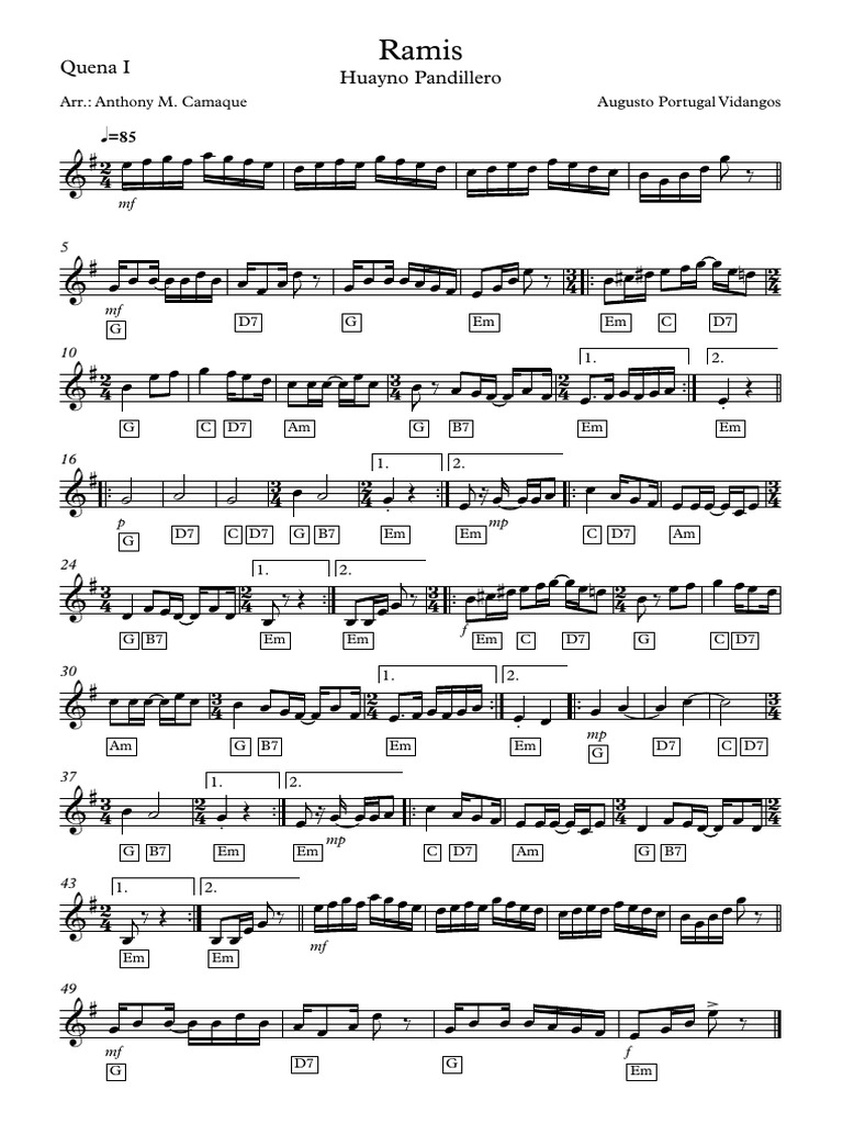 Ramis - Quena I | PDF