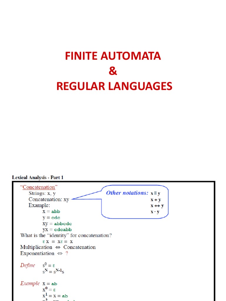 C2 Onward Fa And Rl Pdf Theoretical Computer Science Models Of Computation 