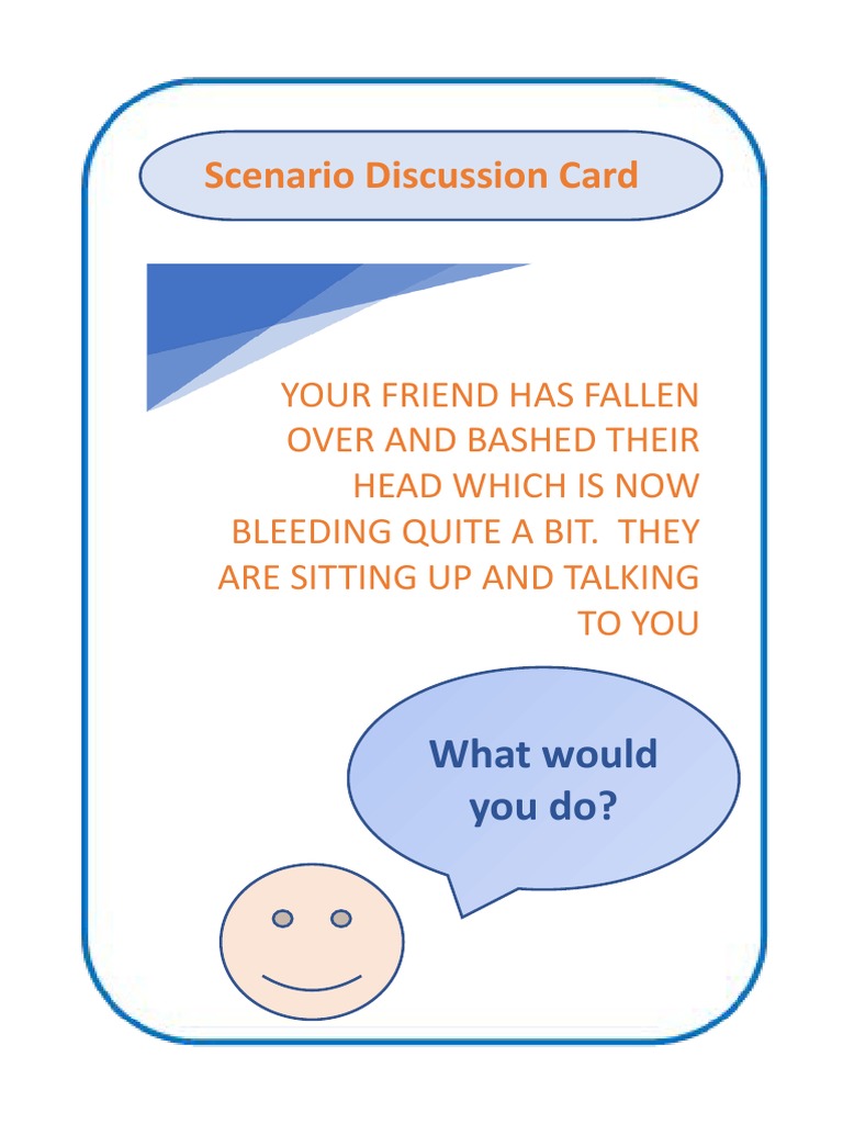 First Aid Scenario Flashcards | PDF