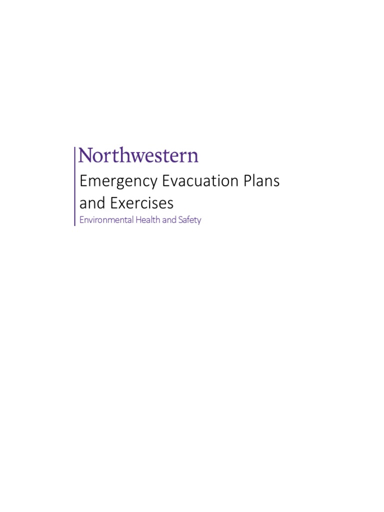 Emergency Evacuation Plans and Exercises | PDF | Emergency Evacuation ...
