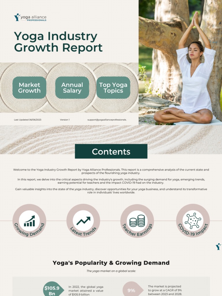 Yoga Industry Growth Report | PDF
