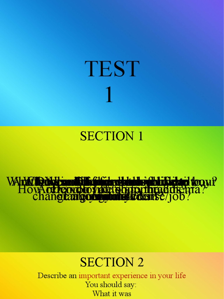 Full Speaking Tests Pdf