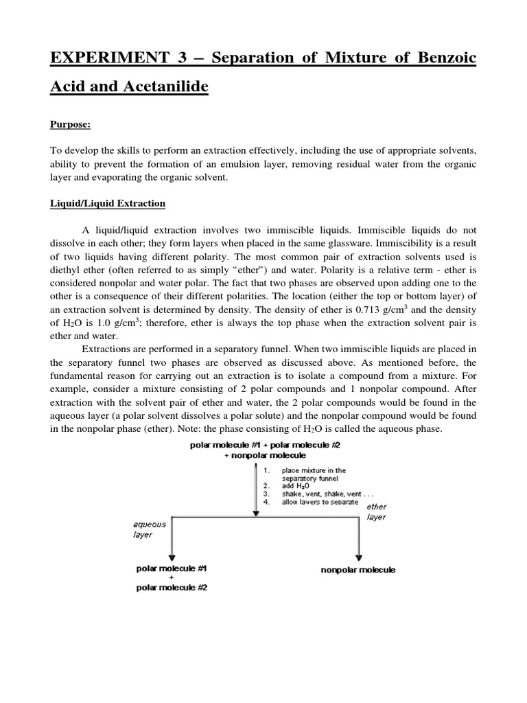 3-Liquid-Liquid Extraction+TLC | PDF | Thin Layer Chromatography ...