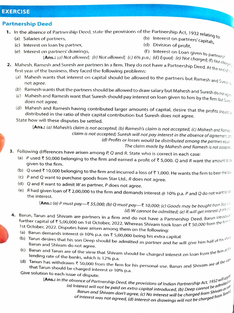 Practical Problems Ch1 | PDF | Debits And Credits | Interest