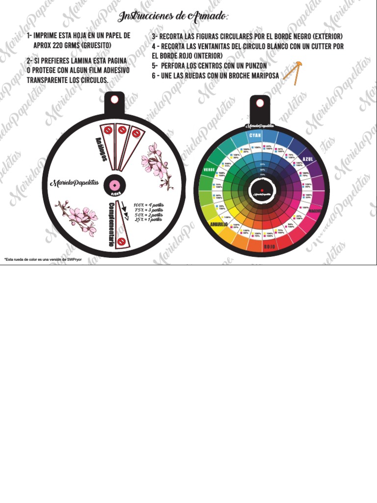 Rueda de Color para Imprimir | PDF