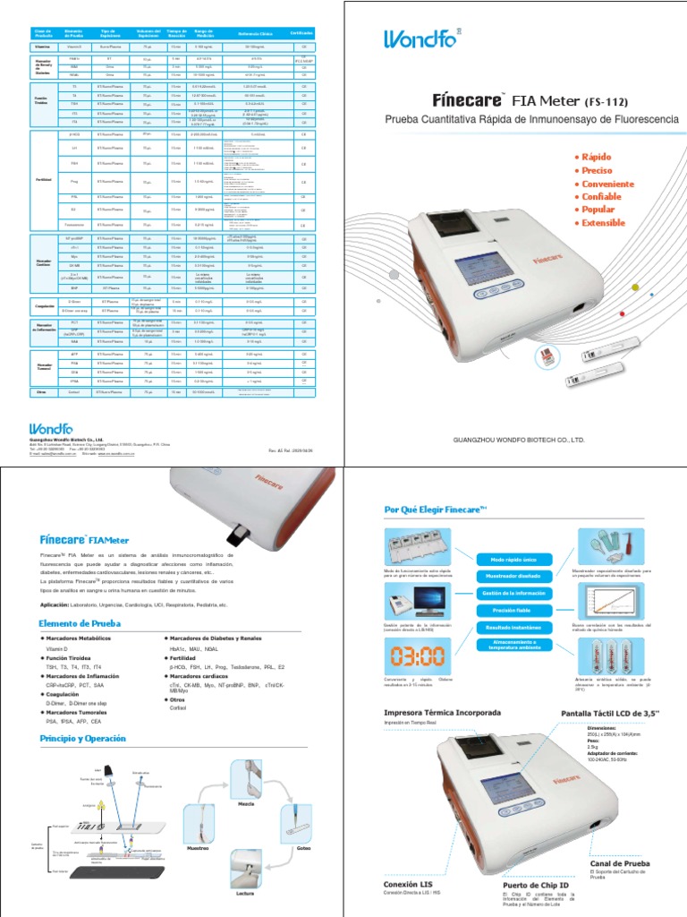 f112 Finecare Fia Meter II | PDF | Hormona luteinizante | La salud de ...