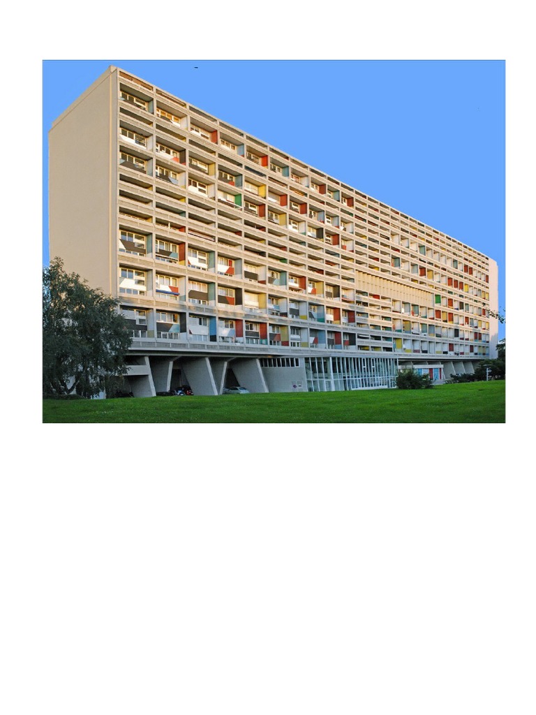 Unidad Habitacional, de Le Corbusier Comentario | PDF