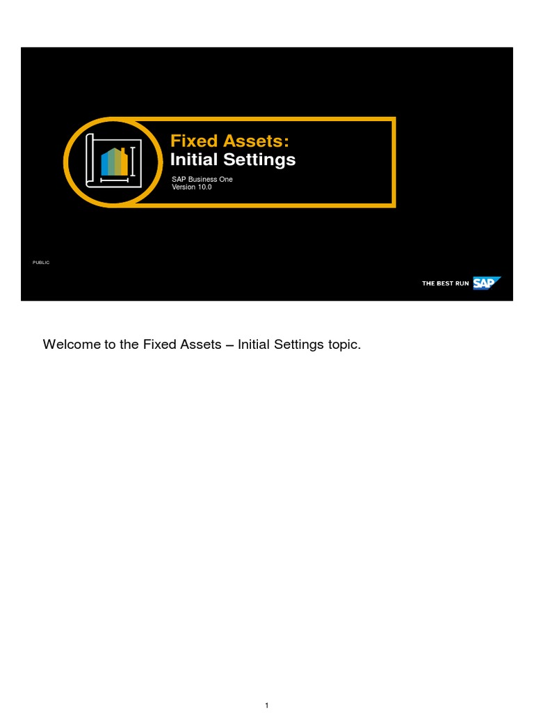 10 FixedAsset 21 FixedAsset InitSettings | PDF | Depreciation | Book Value