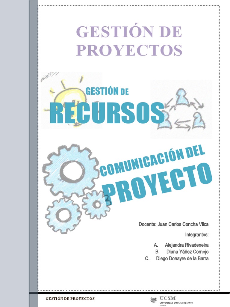 GESTION DE PROYECTOS, TEMA 6-Gestion de Recursos | PDF | Planificación | Gestión de proyectos