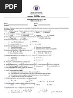 Grade 10 Melcs Enhanced Mathematics | PDF | Polynomial | Zero Of A Function
