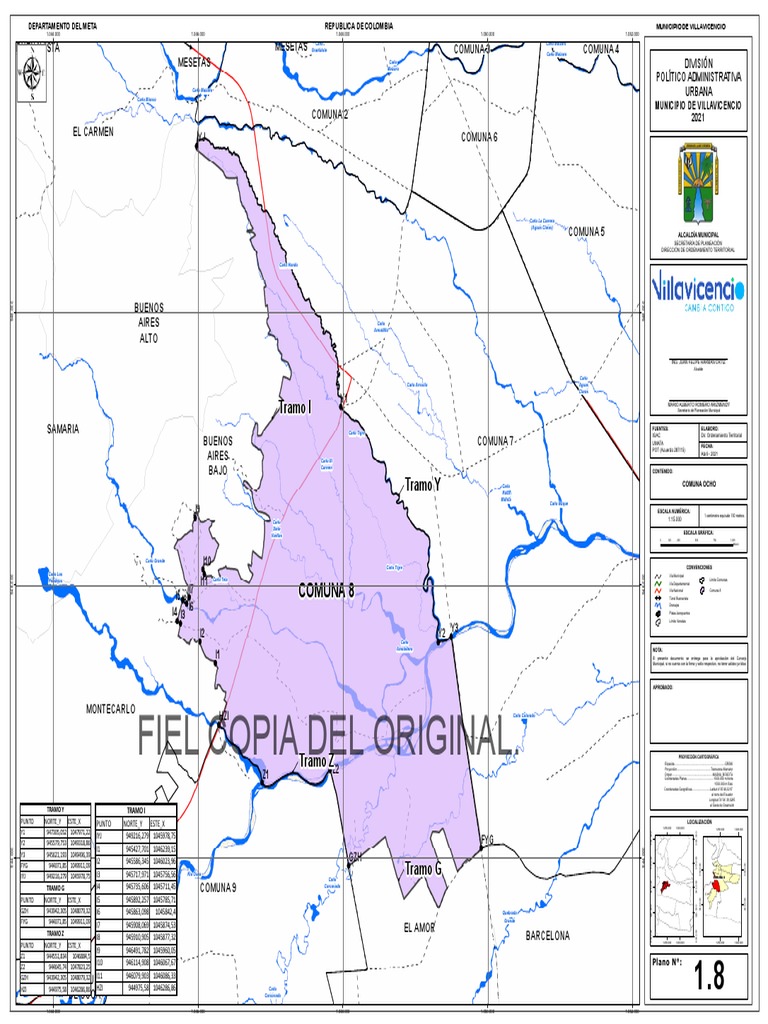 1.8-Plano de Comuna 8 | PDF | Cartografía | Navegación