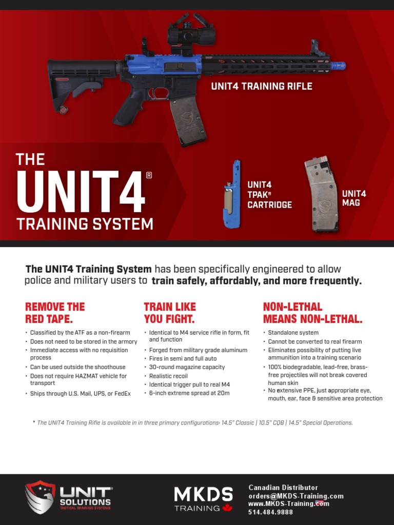 UNIT4 System Overview - MKDS | PDF | Rifle | Cartridge (Firearms)