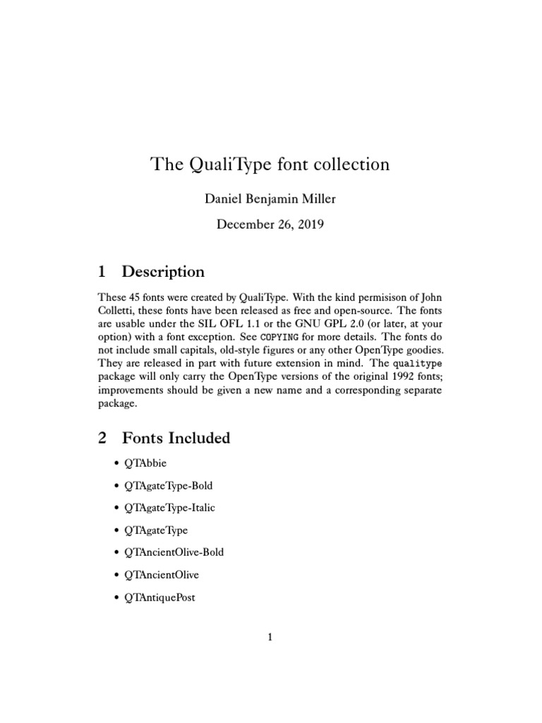 Qualitype | PDF | Printing | Typefaces