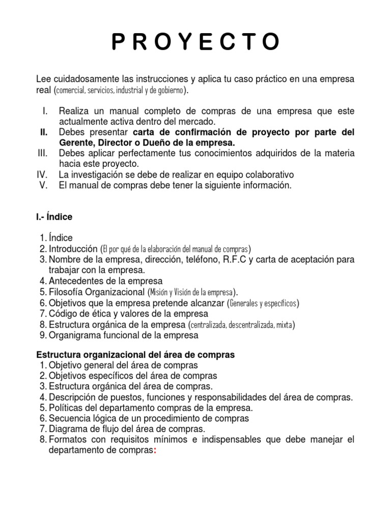 Protocolo Del Manual de Compras | Descargar gratis PDF | Business ...