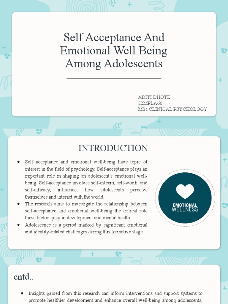Research Proposal | PDF | Self Esteem | Adolescence