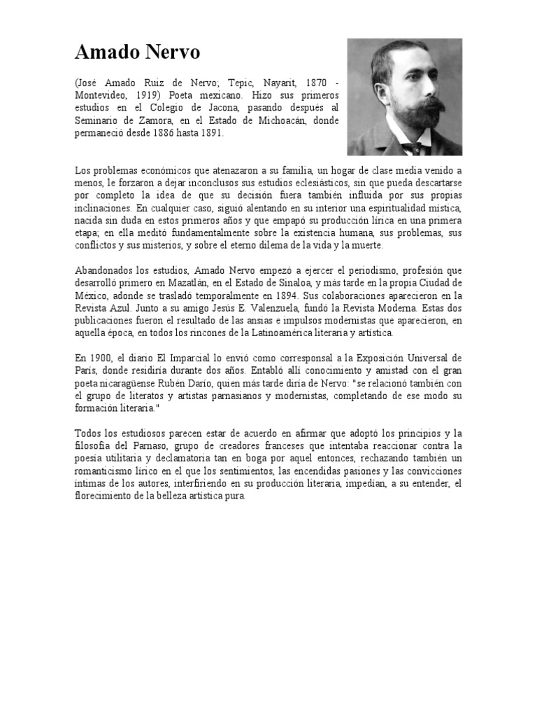 Amado Nervo | PDF