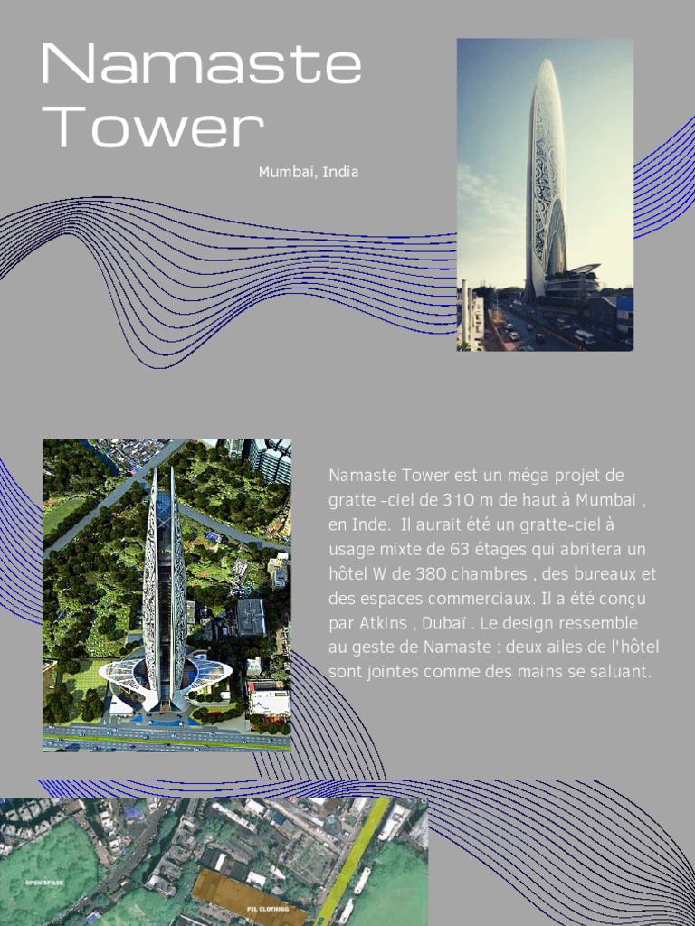 Namaste Tower : Gratte-ciel emblématique à Mumbai | PDF