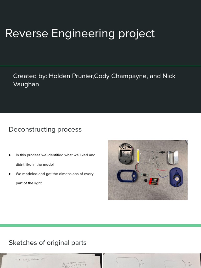 Reverse Engineering Project | PDF Reverse Engineering Project | PDF