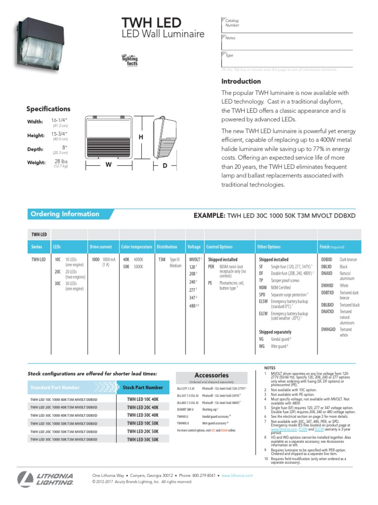 COT REQ 15 AIFA TEPIC FT TWH-LED-spec | PDF | Glasses | Light Emitting Diode