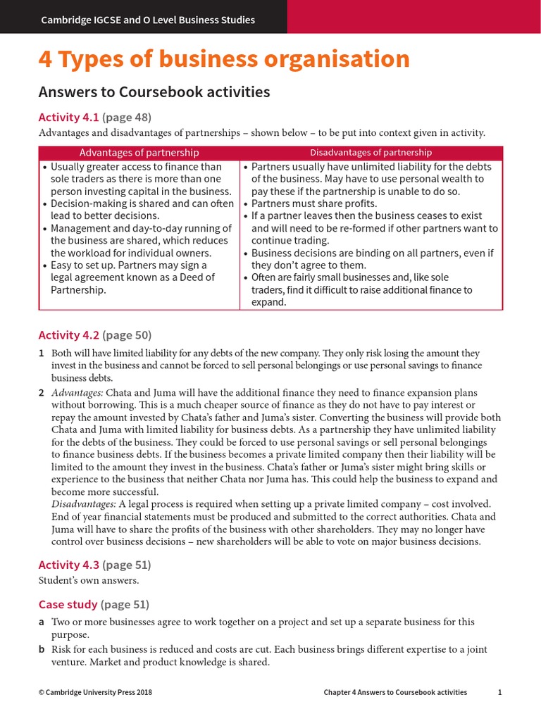 Chapter 4: Business Ownership Types | PDF | Franchising | Partnership