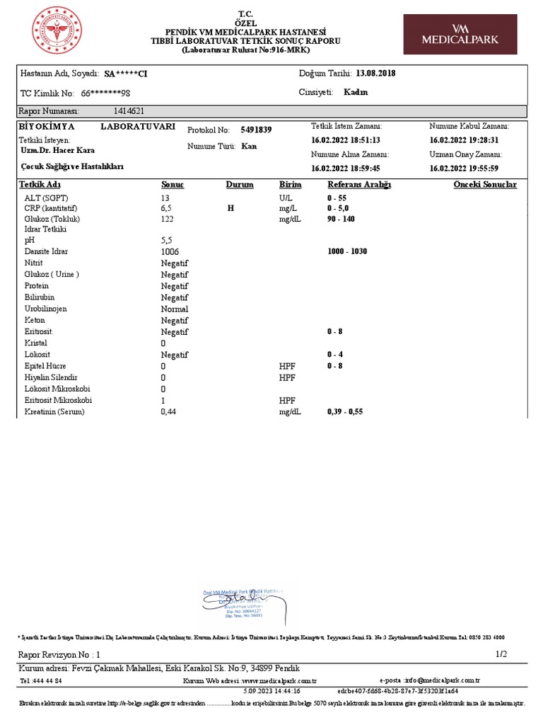 Lab Result | PDF