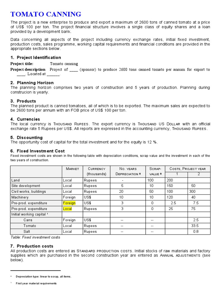 Tomato Pdf Investing Cost Of Goods Sold