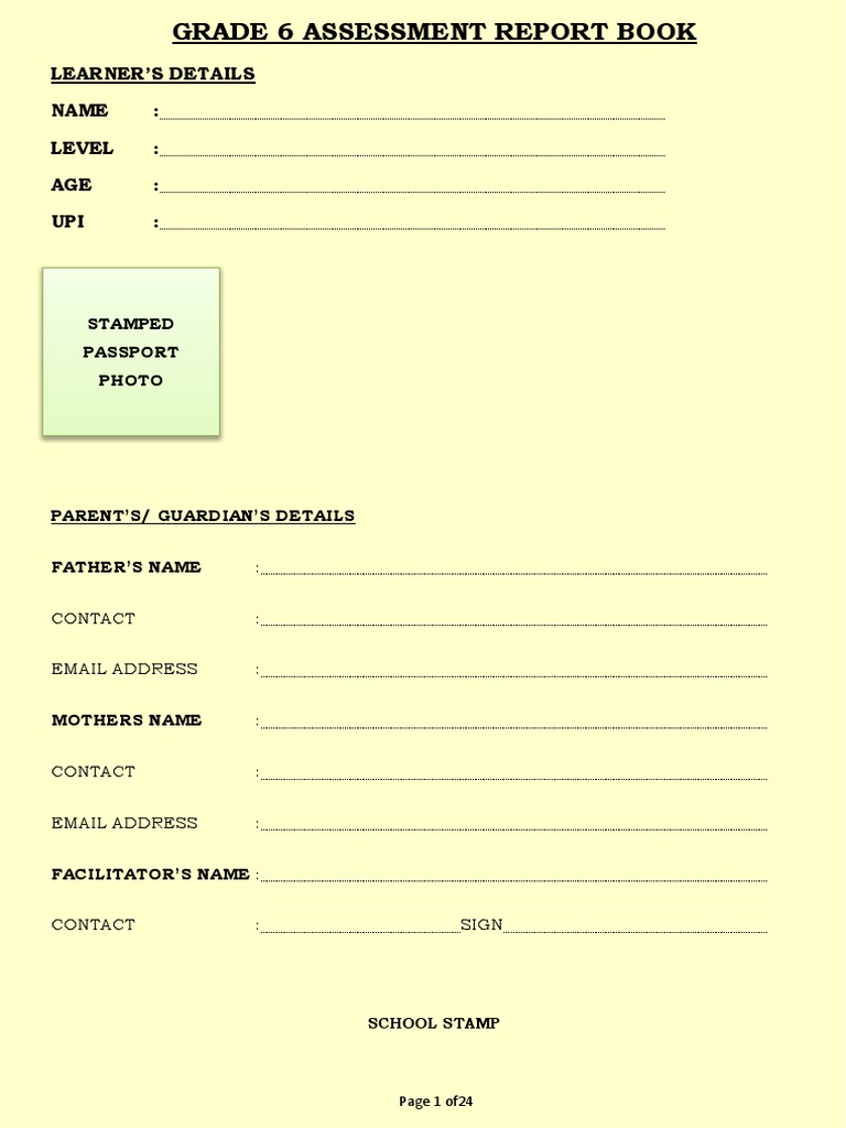 CBC Grade 6 Assessment Book | PDF | Volleyball | East Africa