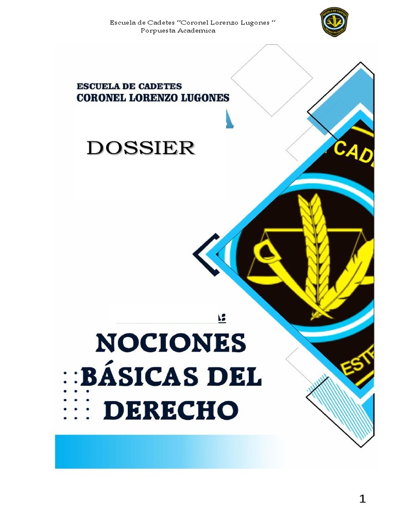 Dossier Nociones Basicas Del Derecho | PDF | Derechos humanos | La Ley natural