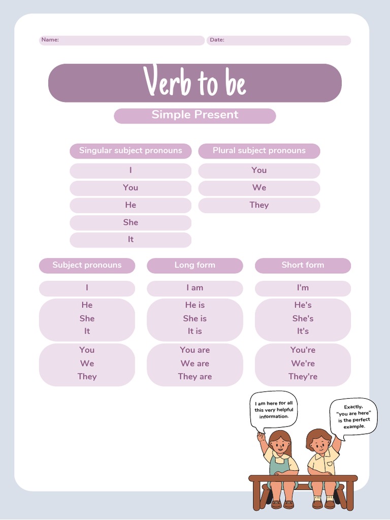 Verb To Be | PDF | Morphology | Human Communication