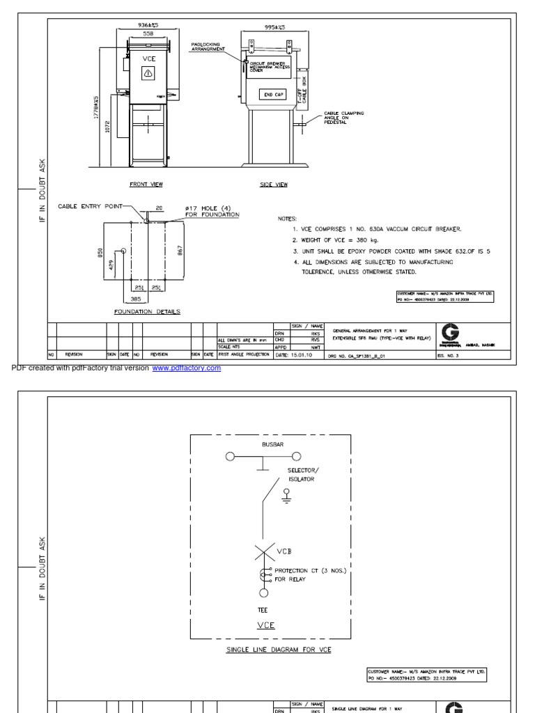 VCE6A With Relay Protection | PDF