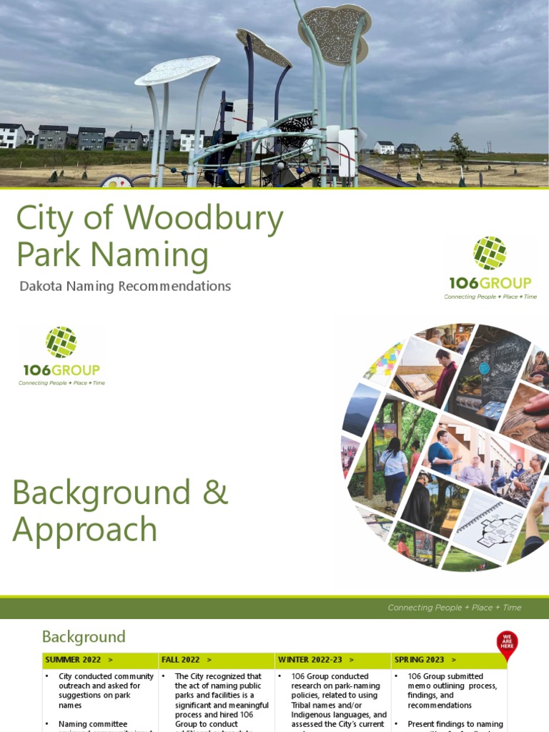 Woodbury Parks Naming Summary | PDF | Sioux | Native Americans In The ...