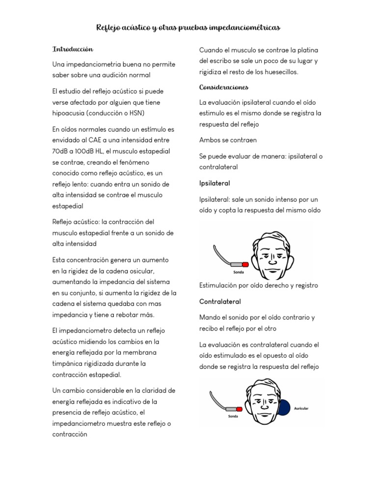 Reflejo Acustico | PDF | Oído | Decibel