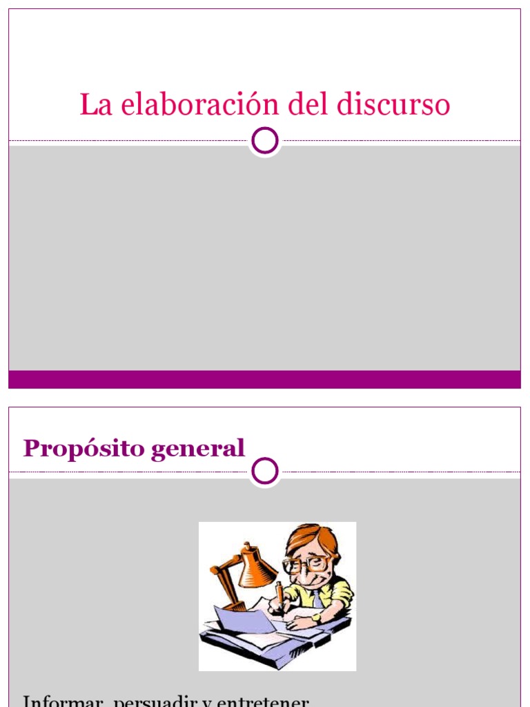 Elaboración Del Discurso | PDF