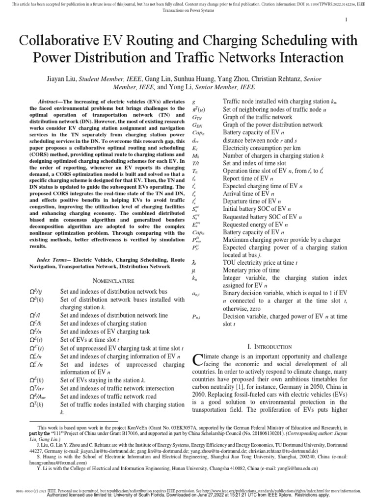 Collaborative EV Routing and Charging Optimization | PDF | Electric ...