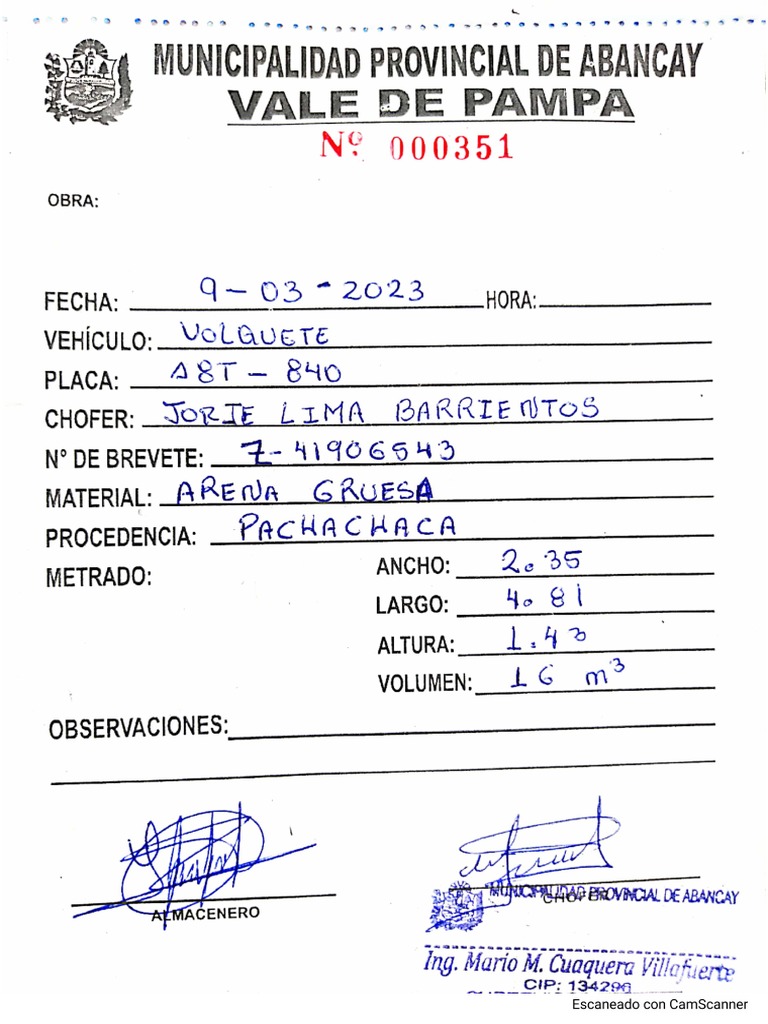 Vale de Pampa - Arena ALMACEN ALMACEN | PDF