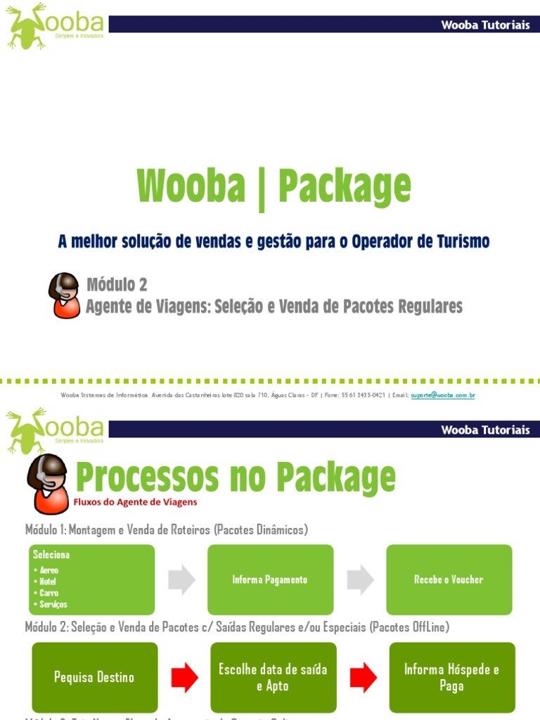 Tutorial Wooba - Package - Módulo 2 - Saídas Regulares (Pacotes Offline ...
