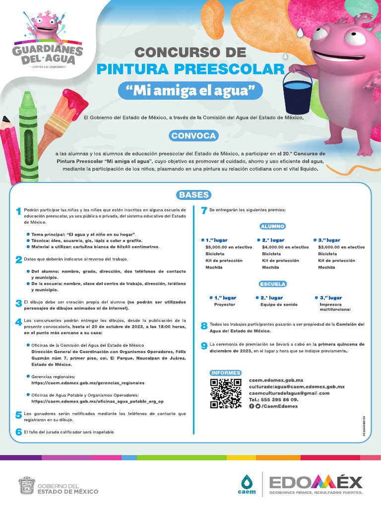 Concurso del Edoméx para niños y jóvenes da premios en efectivo | PDF