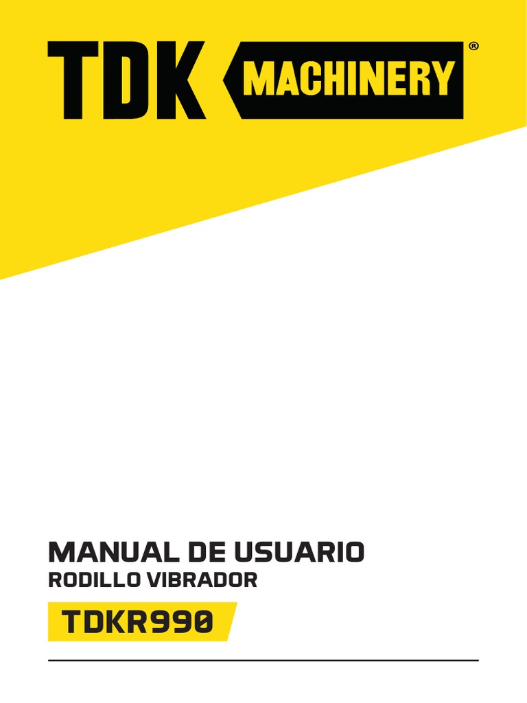 TDKR990 Manual R09 - 2023 | PDF | Motores | Tanques