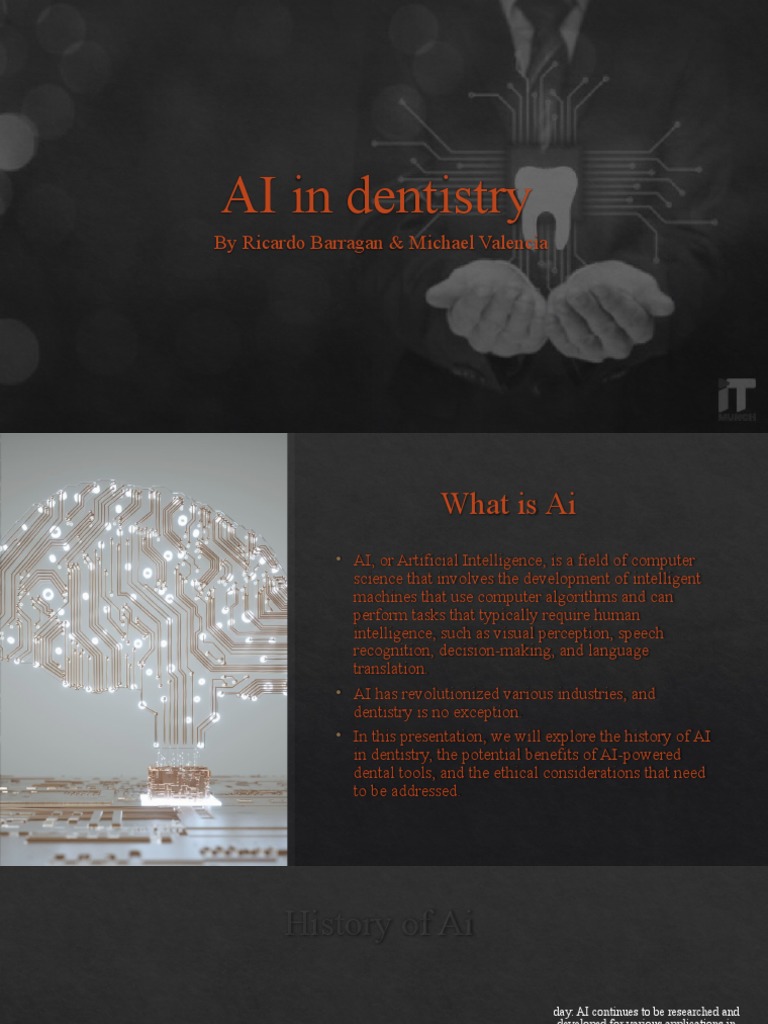 Ai in Dentistry | PDF | Dentistry | Artificial Intelligence