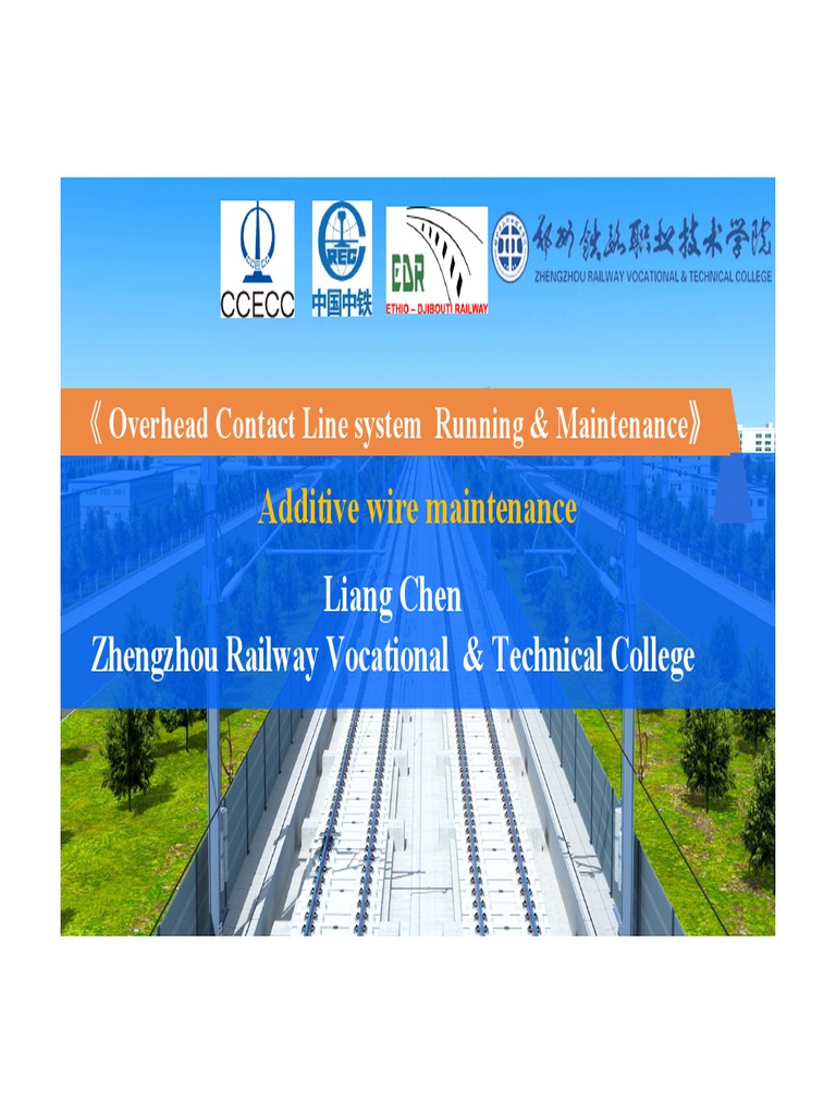 Overhead Contact Line Maintenance Guide | PDF | Wire | Electrical ...
